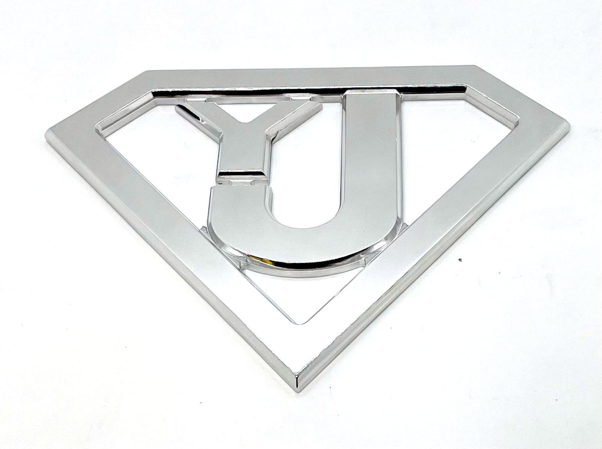 Metal Car Badge Emblem “fits” Jeep Billet CNC 6061 Aluminum 7.5"x 5.5"